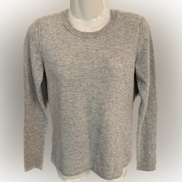 Magaschoni | Tops | Magaschoni Luxurious 0 Cashmere Gray Sweater Top ...